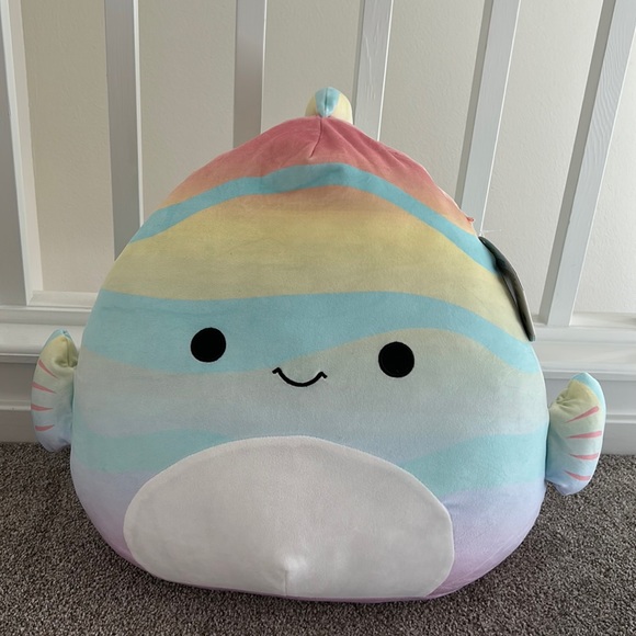 Squishmallows | Toys | Nwt 6in Canda Rainbow Fish Squishmallow | Poshmark